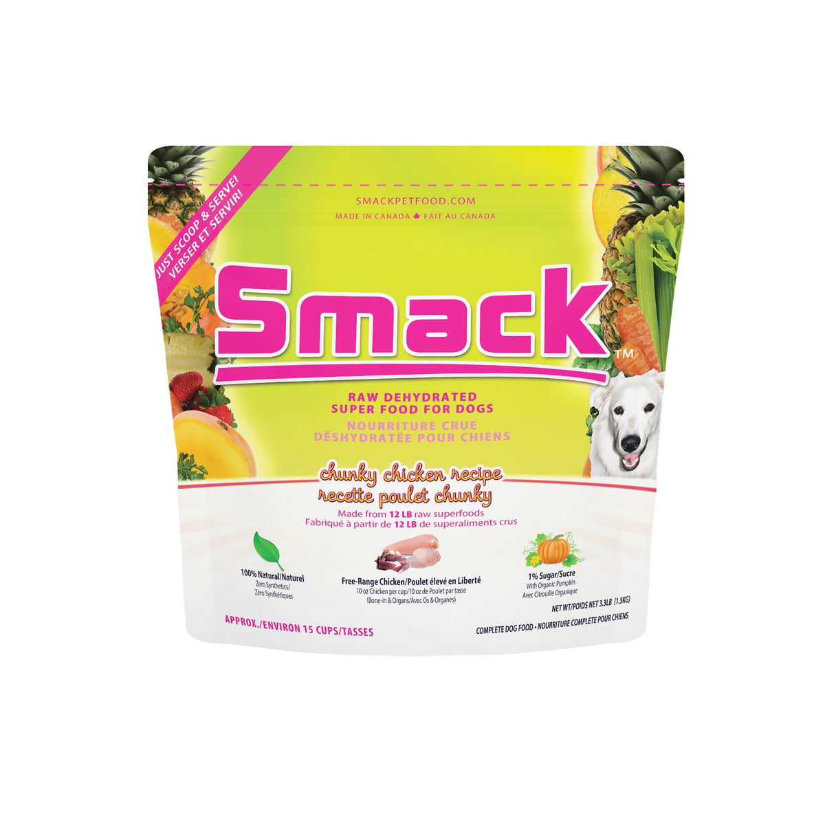 Chunky Chicken (DOG) – Smack Pet Food
