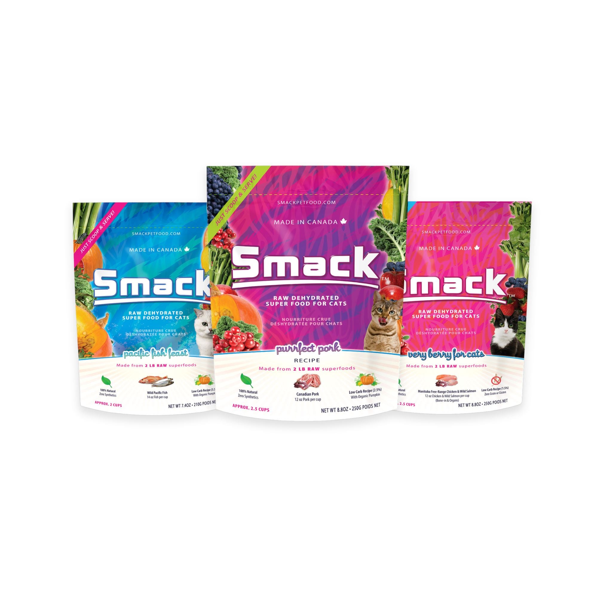 Smack Pet Food - 5-STAR RATED - Whole Raw Foods | Kibble Convenience