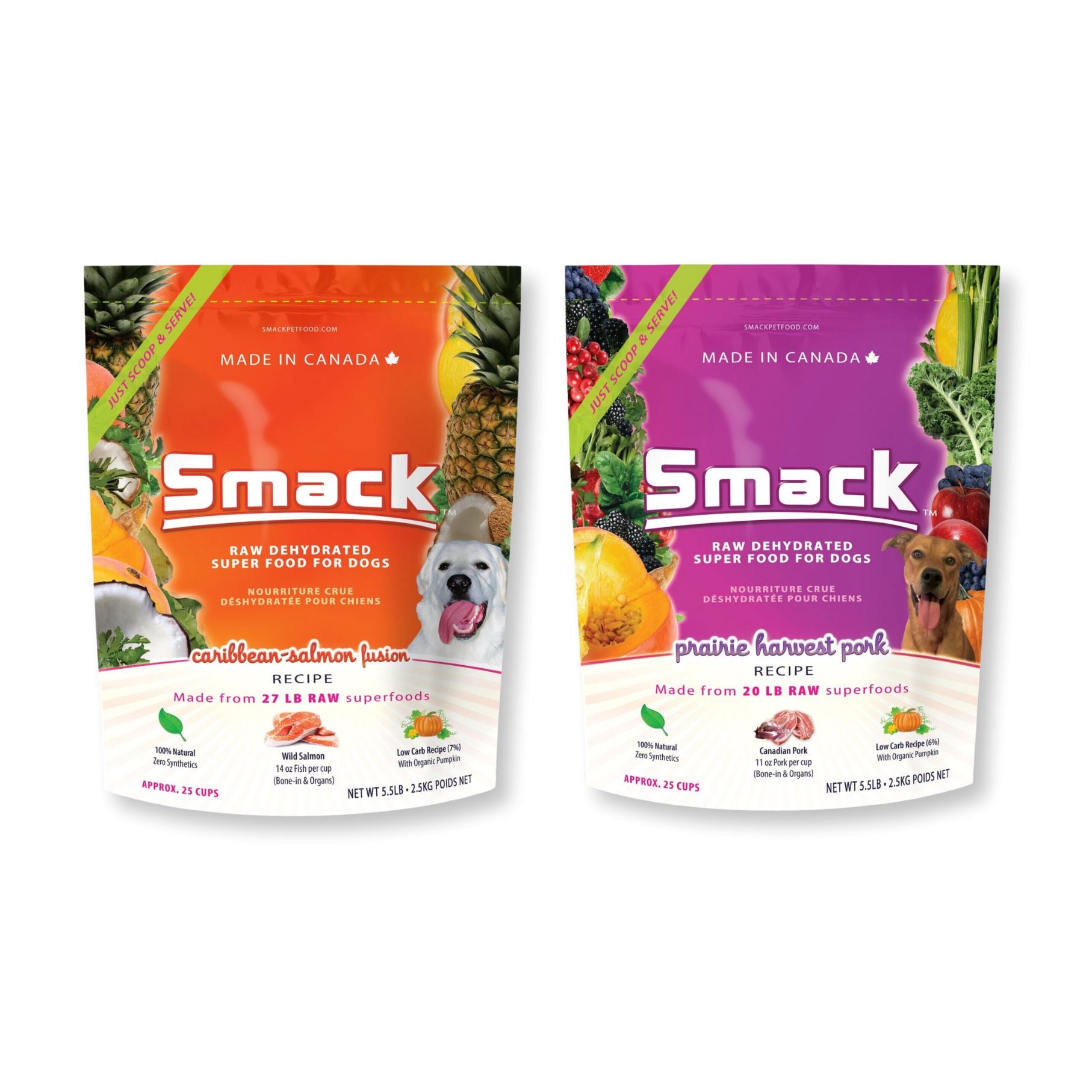 Smack Pet Food - 5-STAR RATED - Whole Raw Foods | Kibble Convenience